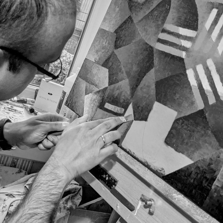 Dawn Turns Away The Night - Manesh Mistry - Contemporary Art